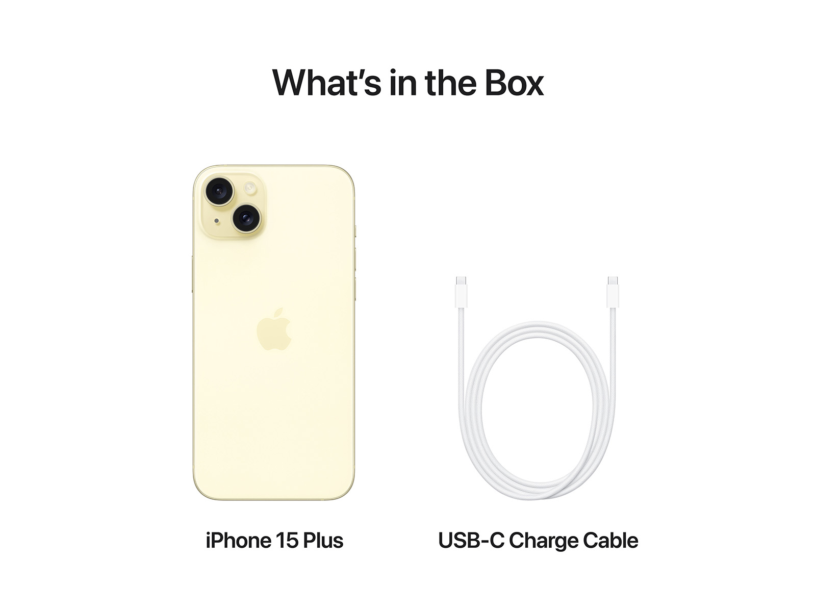 Apple iPhone 15 Plus 256GB 5G Yellow | Teleboxen.dk